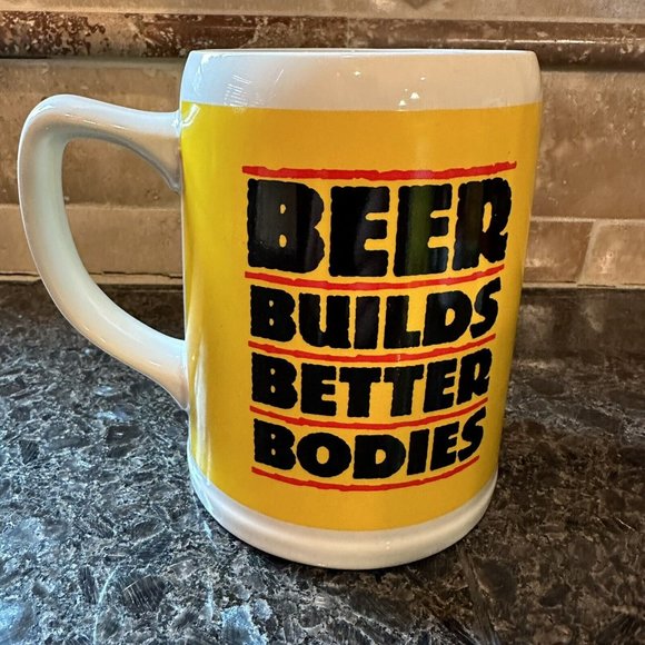 recycled paper products | Dining | Beer Mug Beer Builds Better Bodies ...